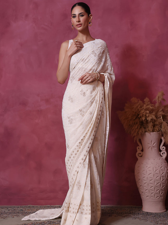 Chicken Kari Saree | SHIREEN FESTIVE | SR202266 – SANA'S